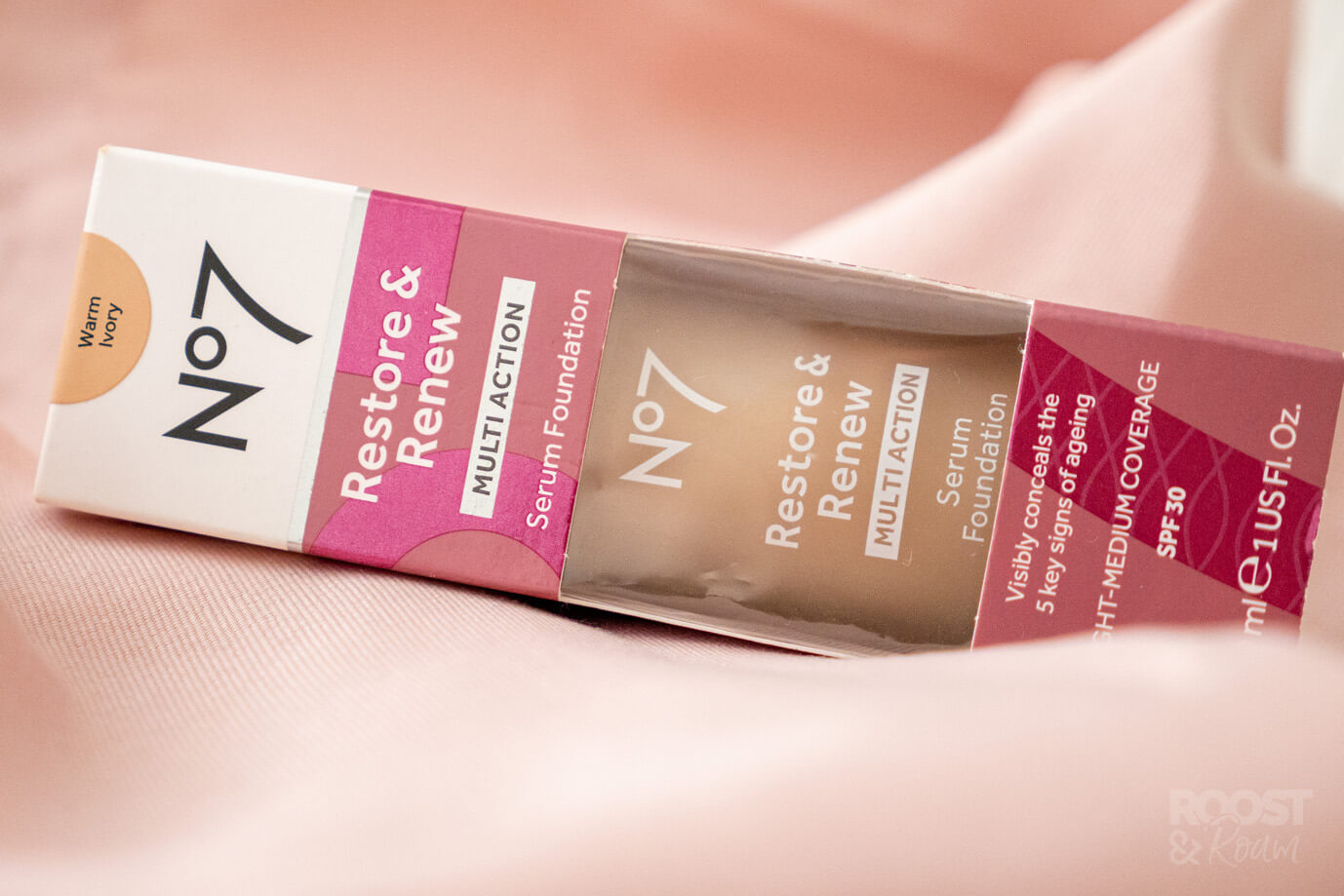 No7 Restore & Renew Serum Foundation Review