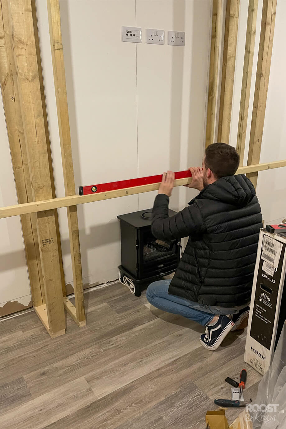 Building a False Chimney Breast for Your Cosy Wood Burner